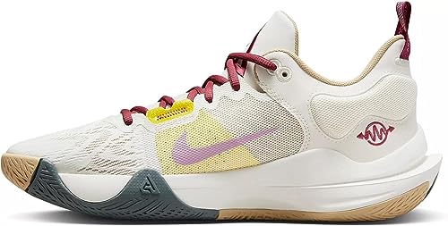 Nike Men's Giannis Immortality 2 Athletic Basketball Shoes (Sail Smoke Gray Yellow) US Size 9