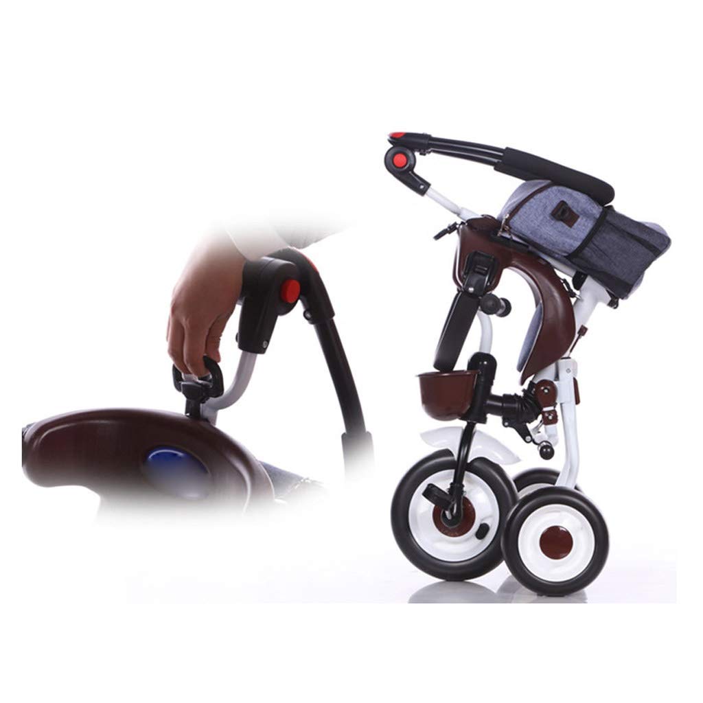 WDBBY Stylish and Practical Bicycles, Children's Tricycles, Children's Trolleys, Lightweight Folding Simple Trolleys