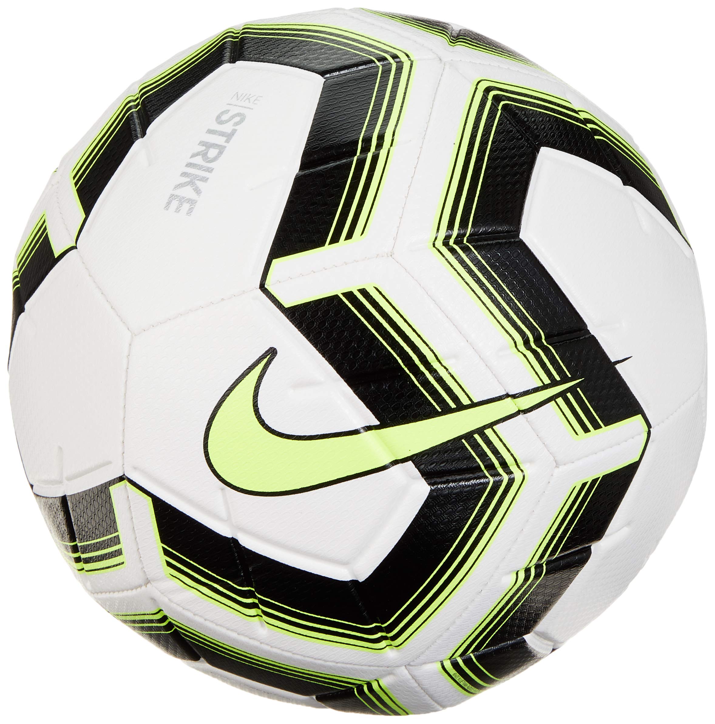 Nike Unisex's Strik Team Ims Football Training Balls, White/Black/Volt/Volt, 5