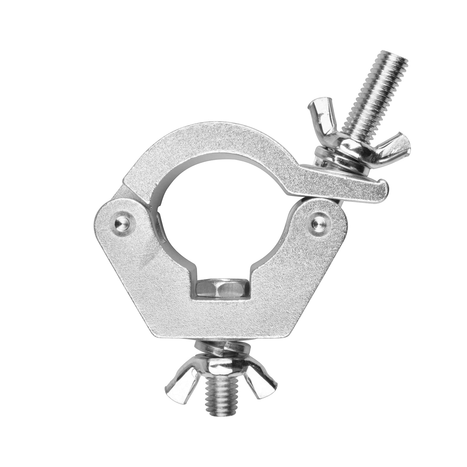 OTTFF 1-1/8 Inches Heavy Duty 220 lb Aluminum Truss Tube Clamps DJ Lighting Light O Clamps Hook Half Conical Coupler for Stage Moving Head Light Par Light Spotlight, 10 Pack