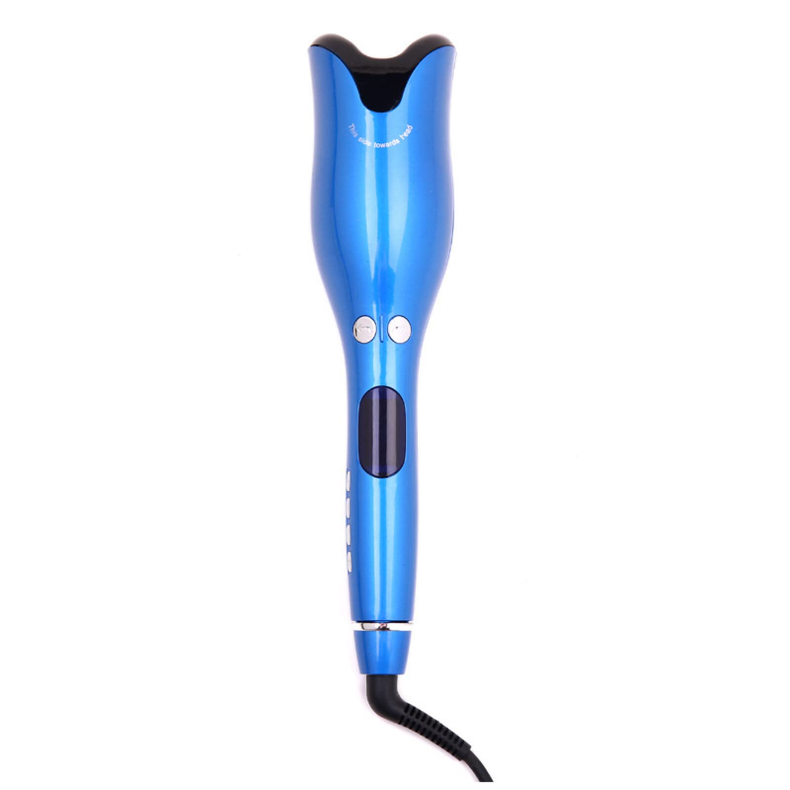 npkgvia Automatic Curling Air Curler Wand Curl Rotating Hair Curle Mens Hair Straightener Comb Cordless (D, One Size)