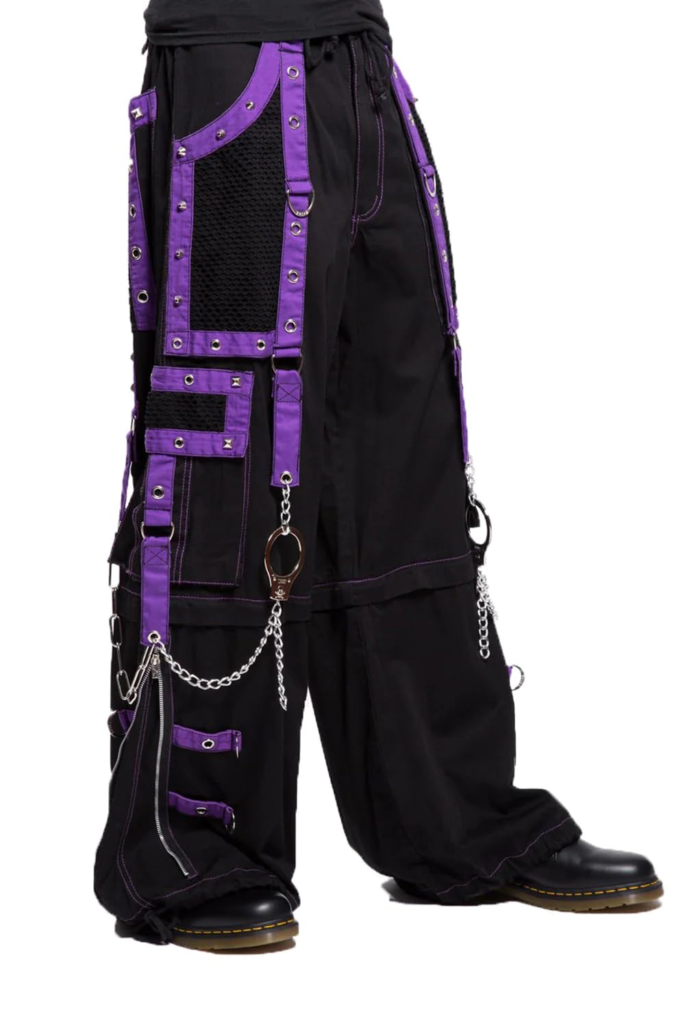 Tripp NYC Mega Eye Pants [Black/Purple] M