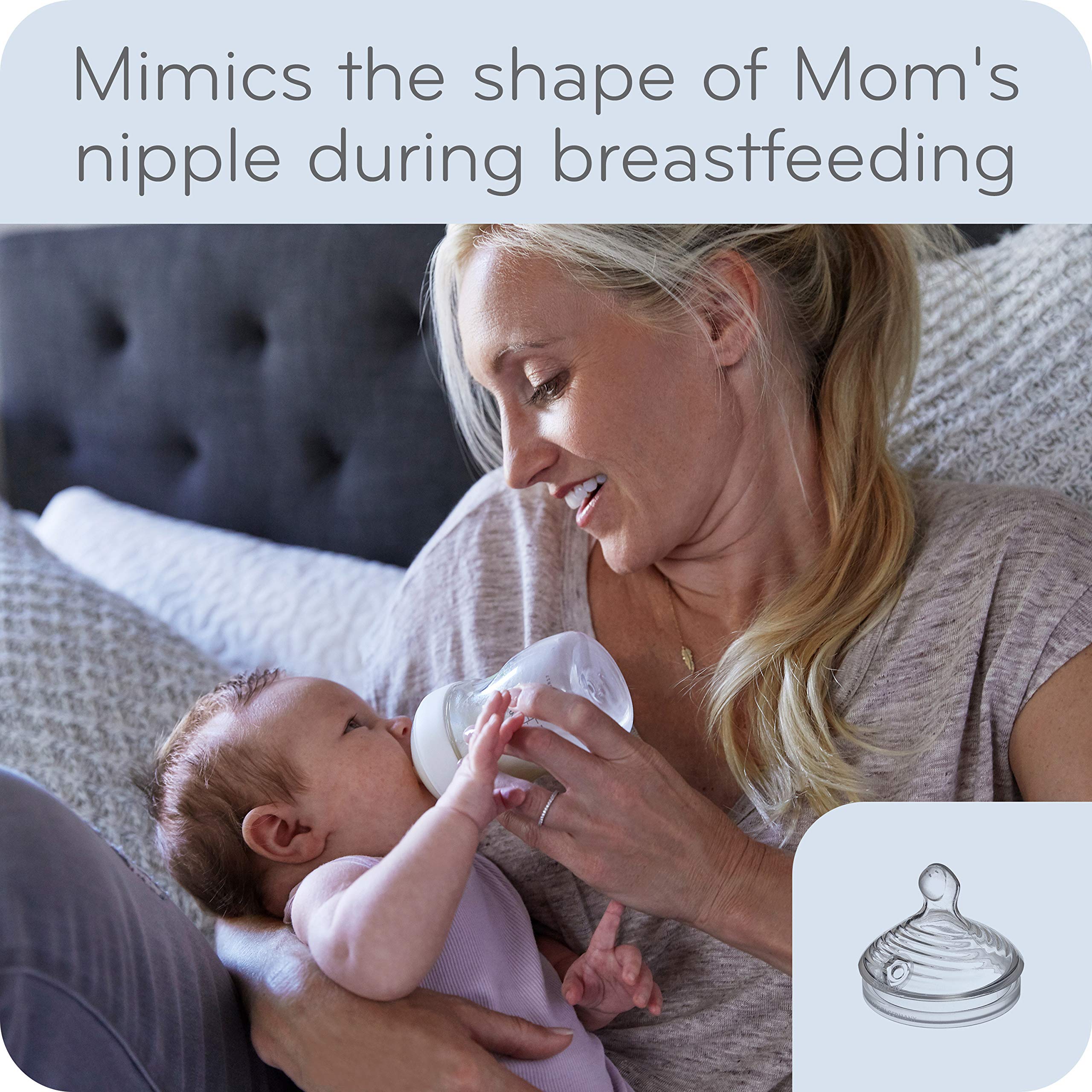 NUK Simply Natural Glass Baby Bottles