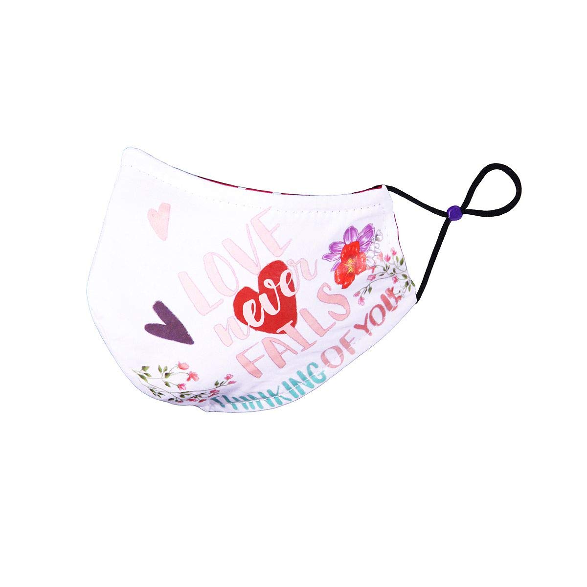 Nicole Lee THINKING OF YOU STAMP FILTERED PROTECTIVE MASK~WHITE