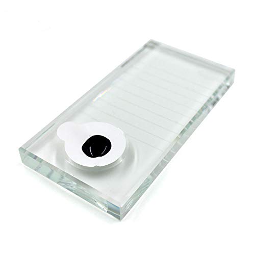 NXWVPC 600 Pcs 2.5cm Disposable Eyelash Glue Holder Pallet Sticker Paper Eyelash Extension Glue Pad Stand On Eyelash Jade Stone Cosmetic Makeup Tool