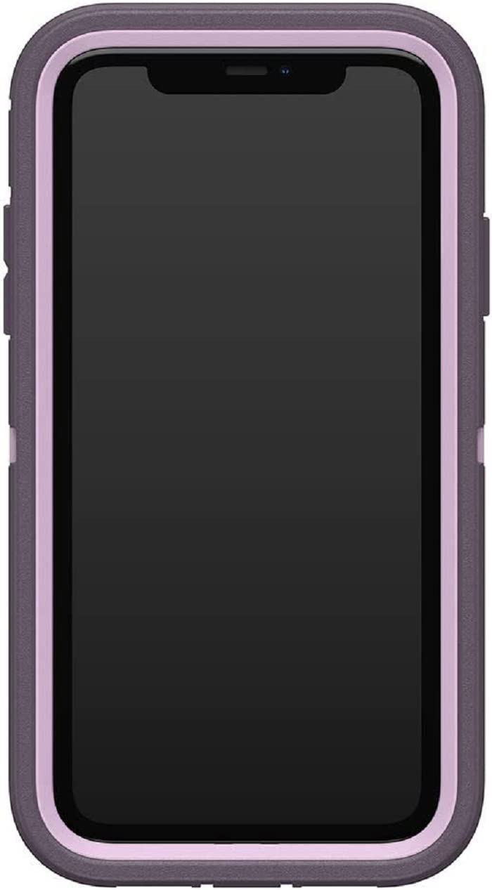OtterBox iPhone 11 Defender Series Case - PURPLE NEBULA (WINSOME ORCHID/NIGHT PURPLE), rugged & durable, with port protection, includes holster clip kickstand
