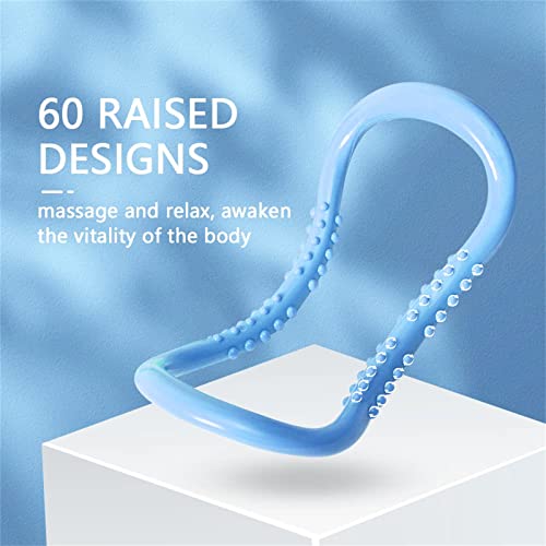 waysky Pilates Training Yoga Ring for Back Pain Relief, Leg Muscle Recovery Support Circle, Indoor Home Workouts Gym Exercise Sport Ring 2 Pack