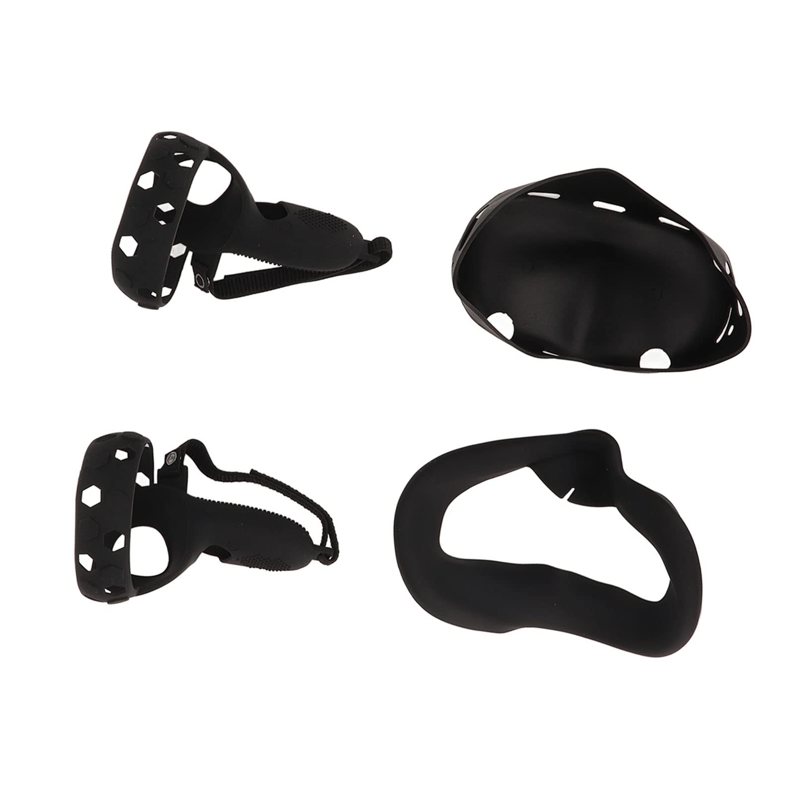 VR Shell Cover Set, Precise Hole Placement Face Cover VR Accessories Silicone for VR