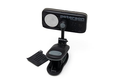 Peterson StroboClip HD Clip-On Tuner | Guitar, Bass, Violin, Ukulele, Harp, Brass, Woodwind, Orchestral