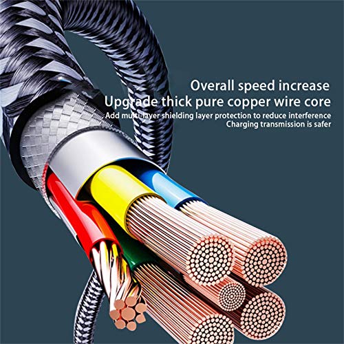 WERWER Long Cable Light Controller Charging Cable with Indicator AOLION Game Controller Cable&Charger Note 9 Charging Cable Fast Charge