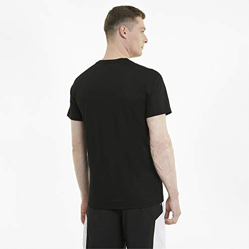PUMA Men'sPerformance Cat Tee (Available in Big and Tall Sizes), Black, Medium