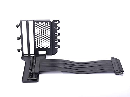 Phanteks PH-VGPUKT_02 β Universal Vertical GPU Bracket with 220mm Flat Line Pci-E X16 Riser Cable Kit
