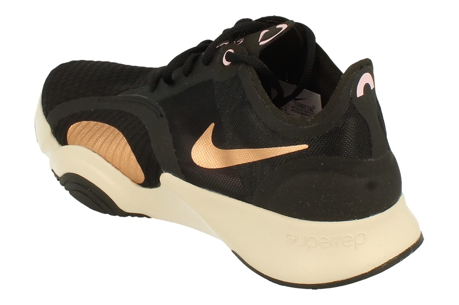 Nike Women's Superrep Go Running Trainers Cj0860 Shoes, White Black Metallic Copper 186, 9