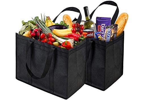 NZ home Large Reusable Recyclable Bag for Grocery Shopping, Mixed Color (5 pack)