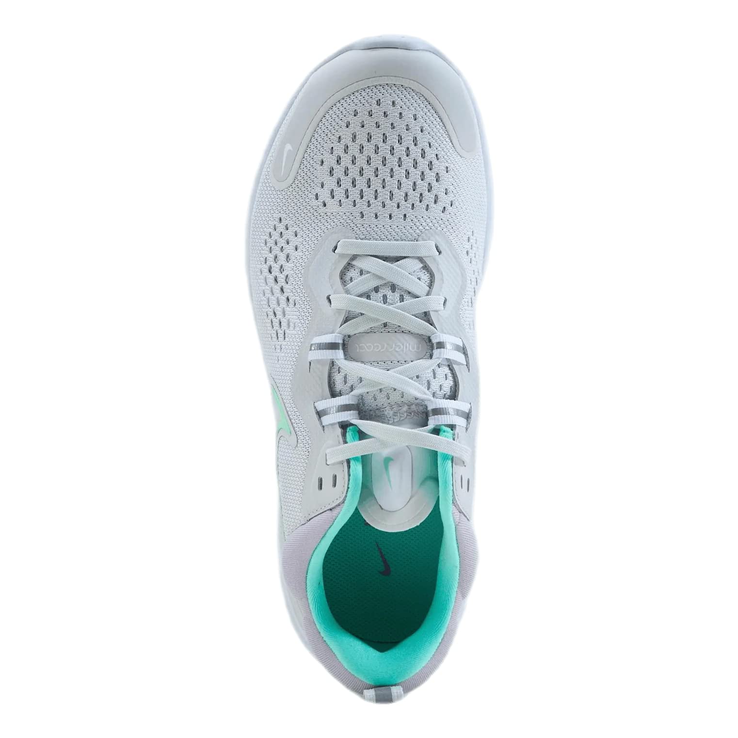 Nike Womens React Miler 2 Athletic and Training Shoes White 6 Medium (B,M)