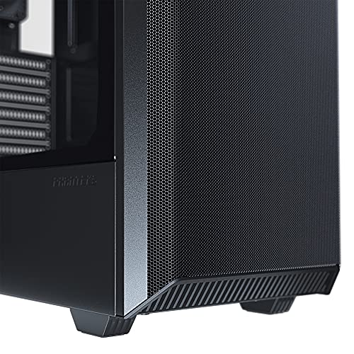Phanteks Eclipse P300A (PH-EC300ATG_BK01) high airflow full-metal mesh design, compact ATX Mid-tower, 120mm black case fan, Black