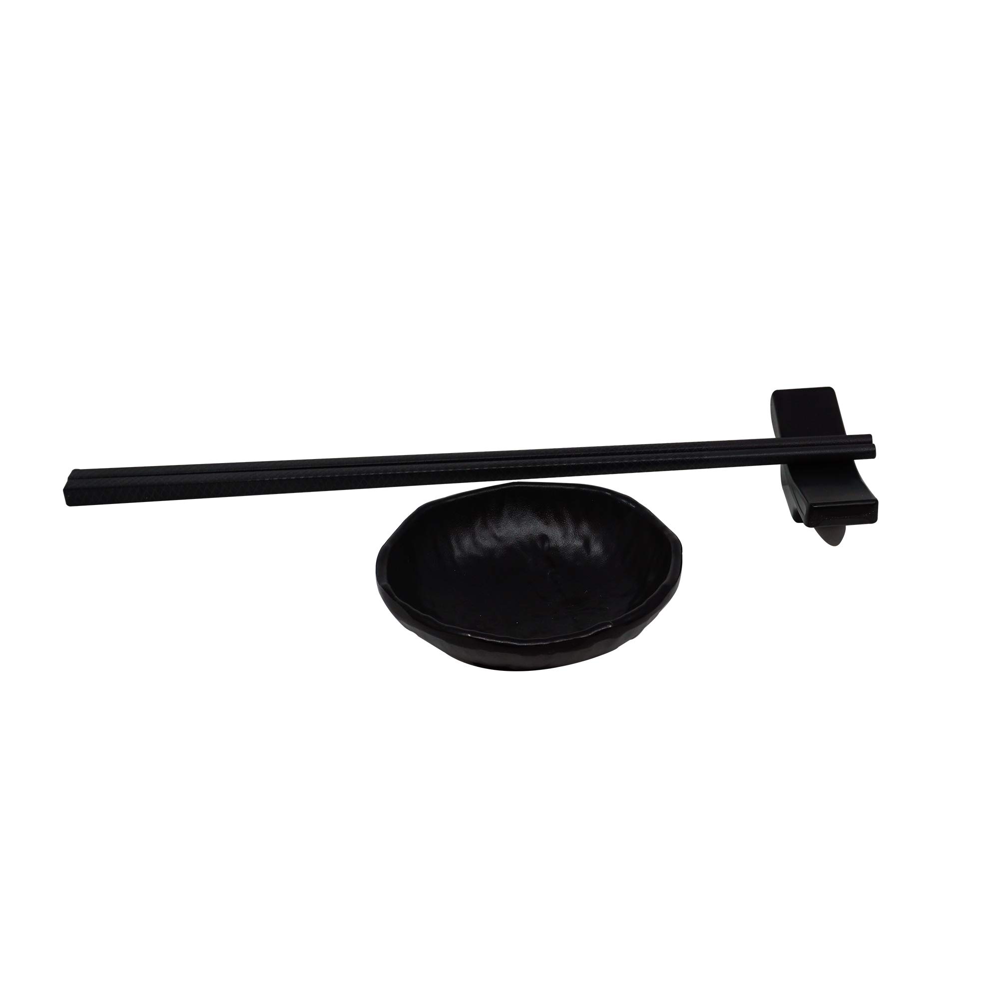 Sushi Unlimited Sushi Set for Two: Sushi Plates, Soy Sauce Bowls, Chopsticks, Includes Chopstick Holders!