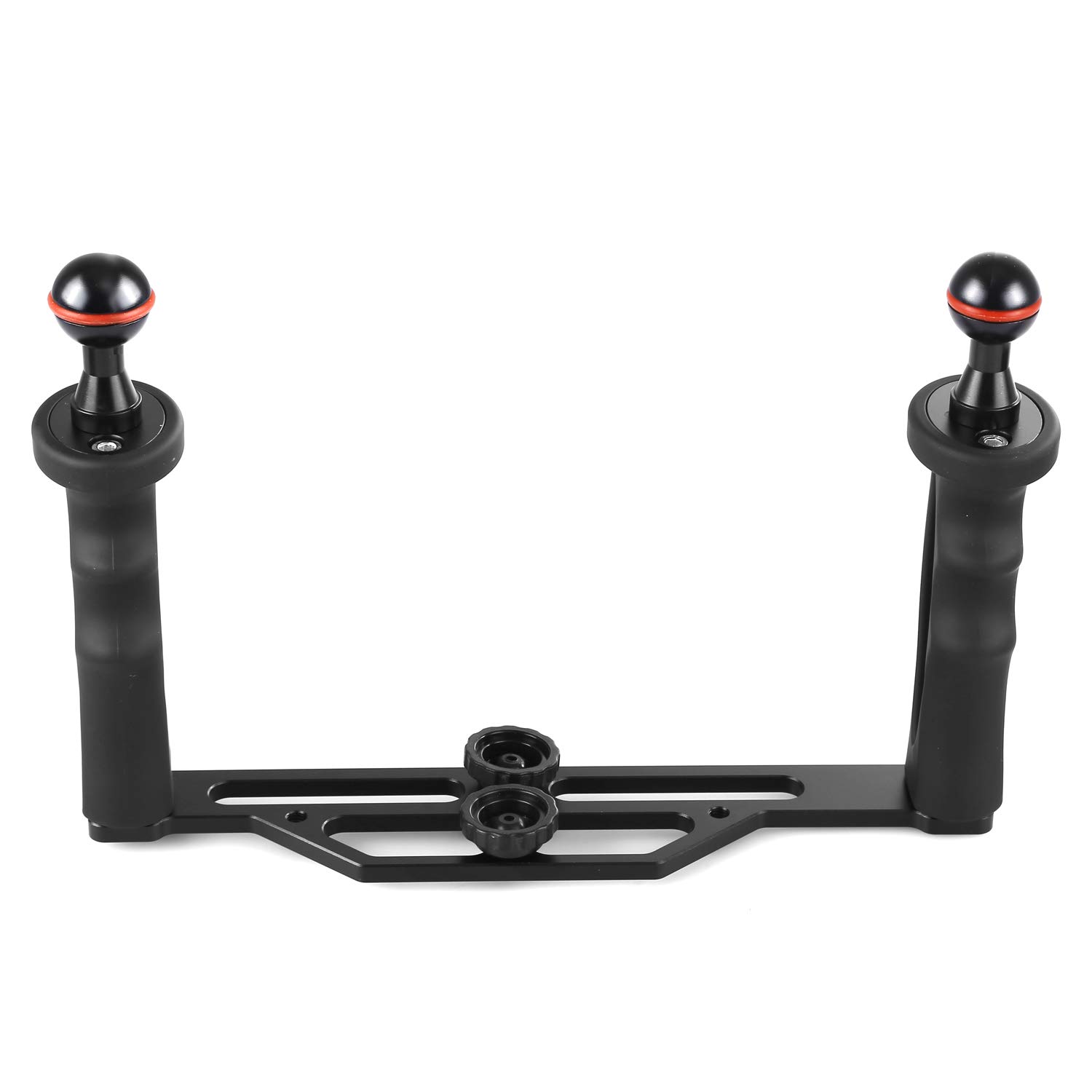Poyinco Underwater Video Light Stabilizer Tray, Lightweight Aluminium Tray for GoPro OSMO and Any Other Camera with 1/4 inch Screw Hole