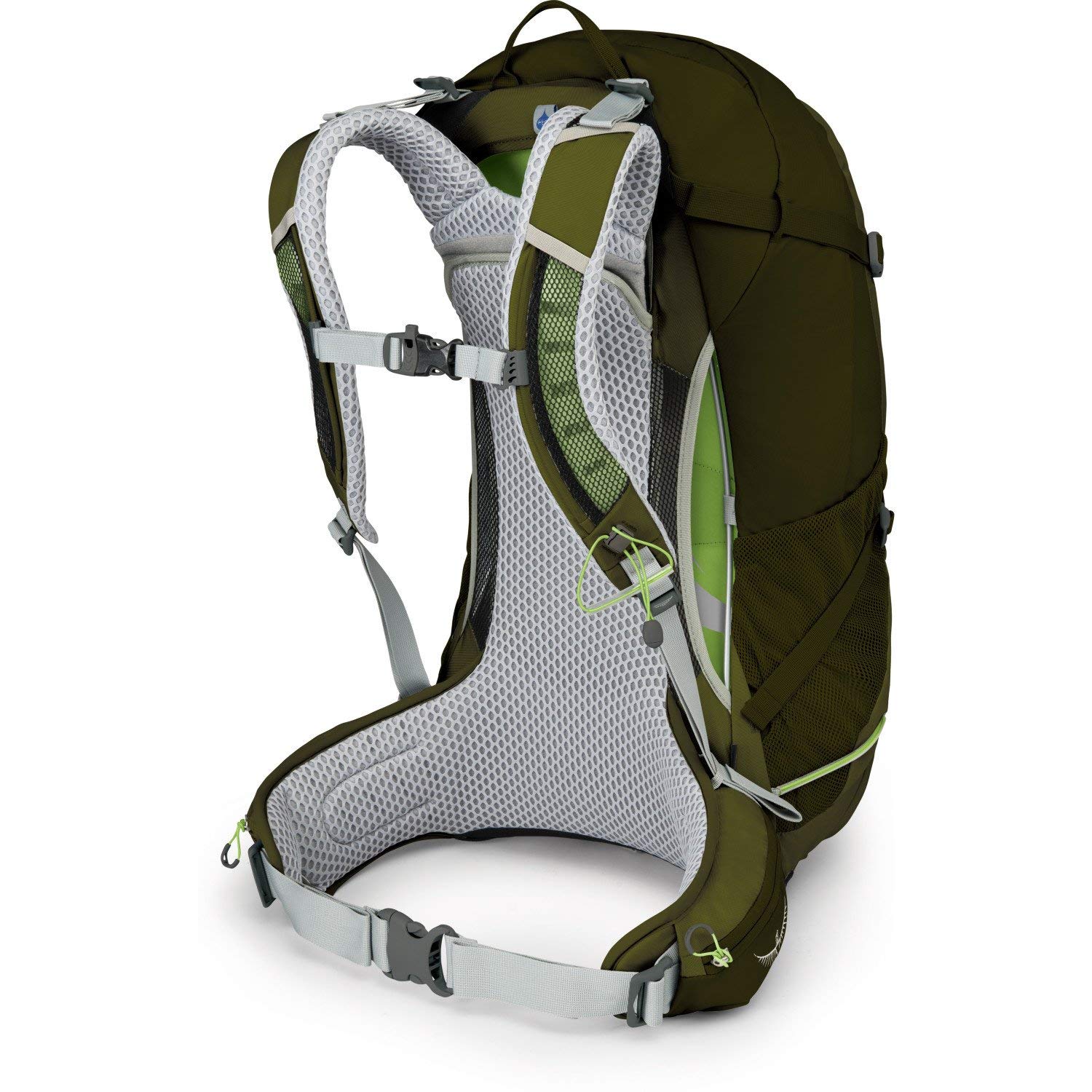 Osprey Stratos 34 Men's Hiking Backpack, Gator Green, Small/Medium