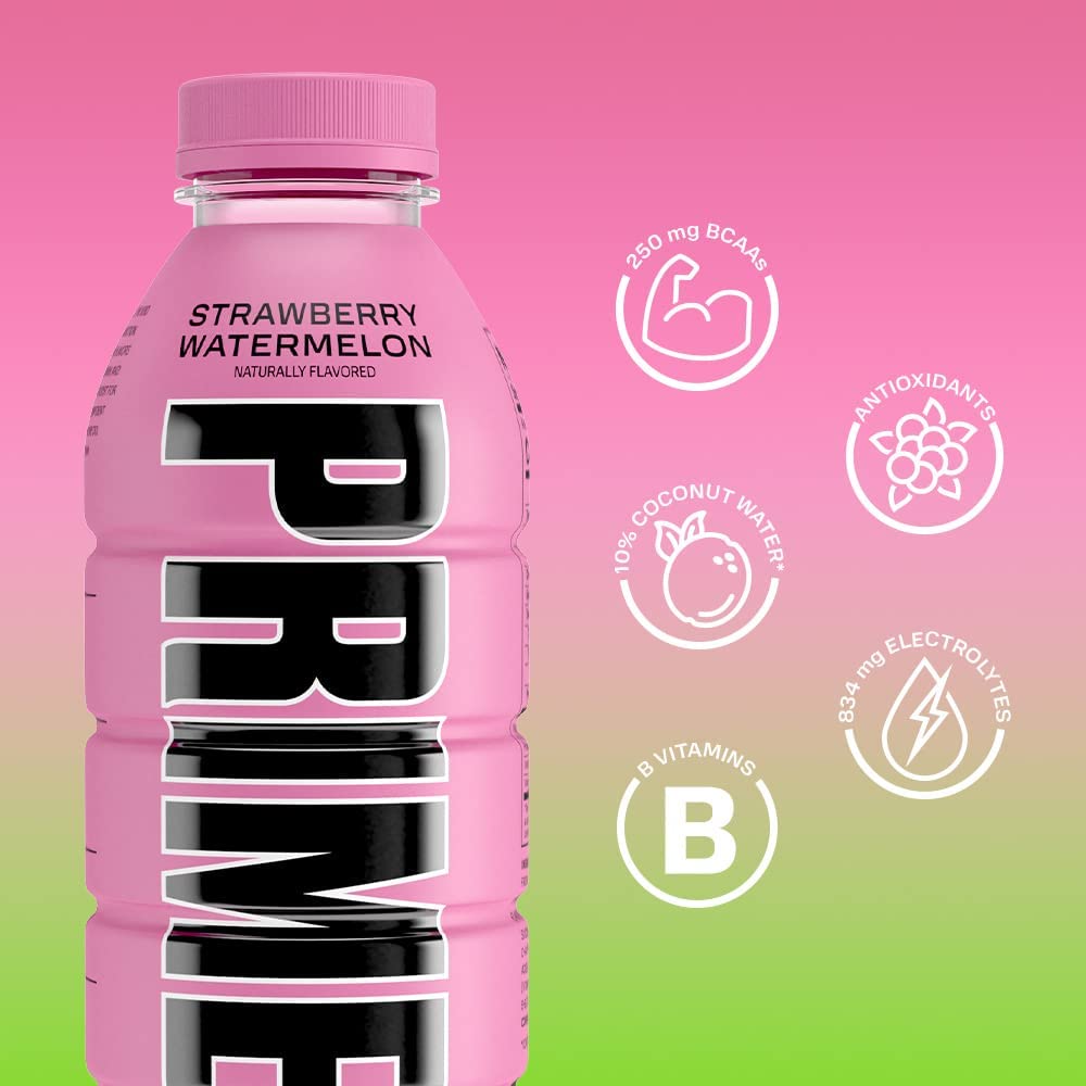 Peaceful Squirrel Prime Hydration drink Variety pack of 8 Flavors, Electrolyte Enhanced, Zero added sugar, BCAAs + B Vitamins, Antioxidants + Electrolytes, Caffeine-Free β 16.9 fl ounce