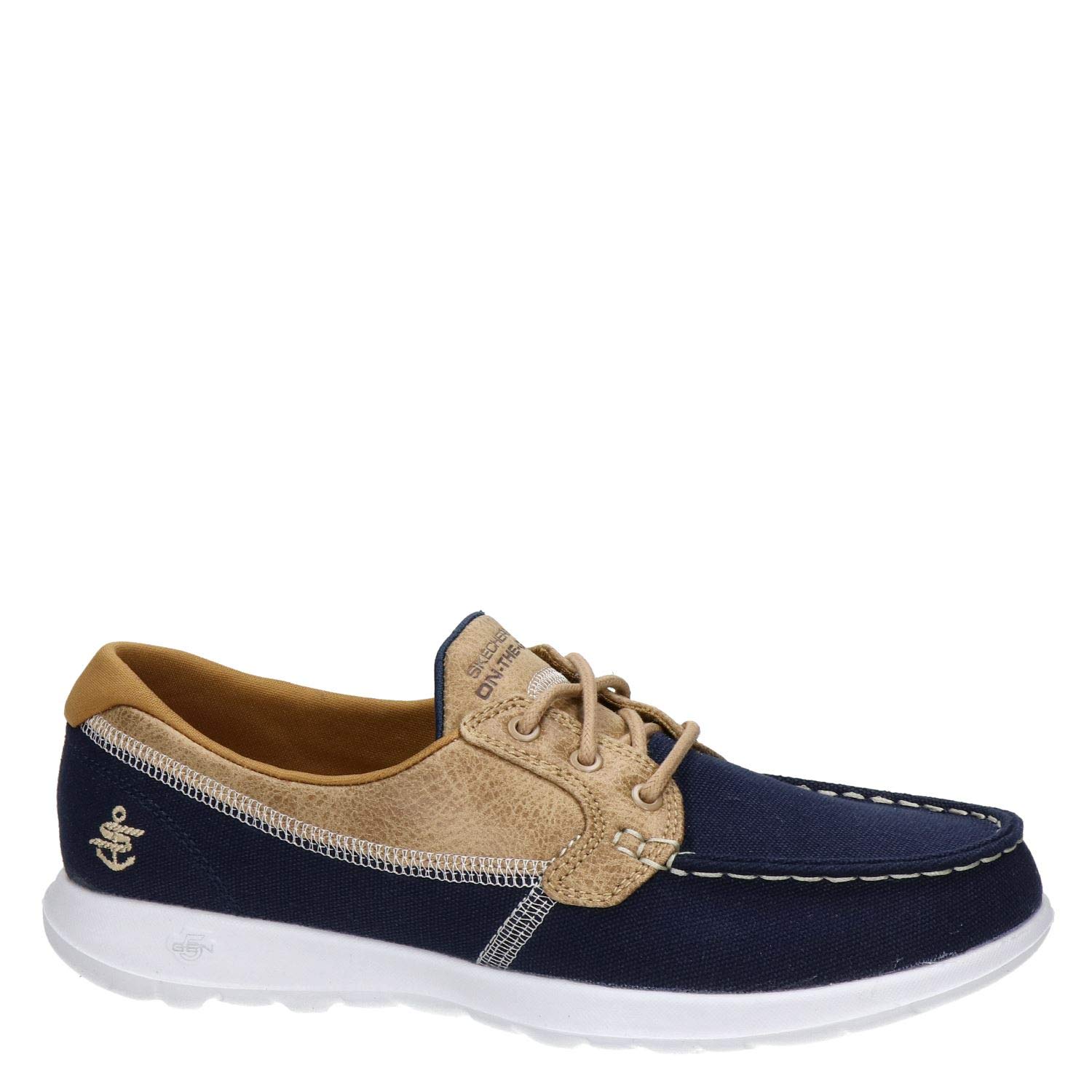 Skechers Women's Go Walk Lite-15430 Boat Shoe,navy,6 M US