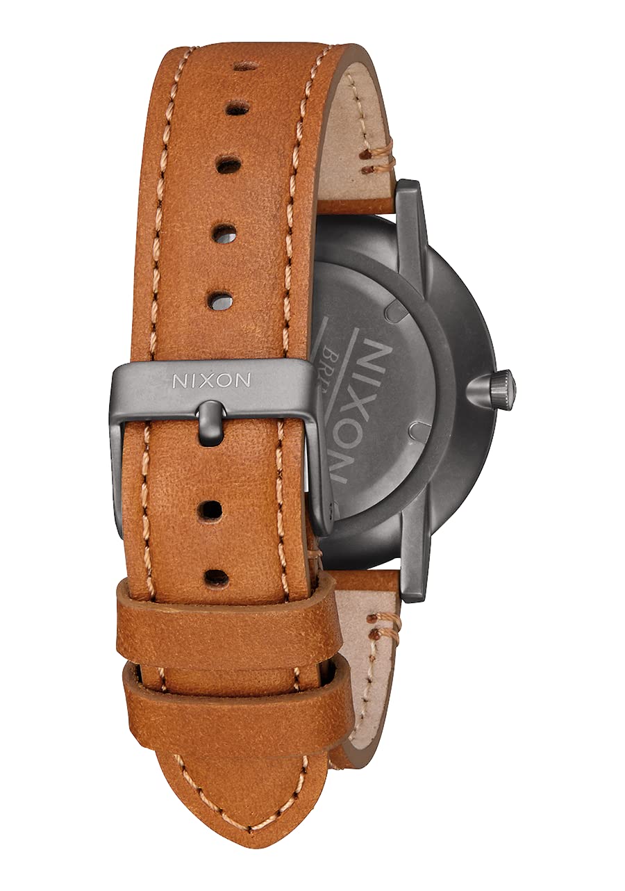 NIXON Porter Leather A1058 50m Water Resistant Men’s Watch (20-18mm Leather Band and 40mm Watch Face)