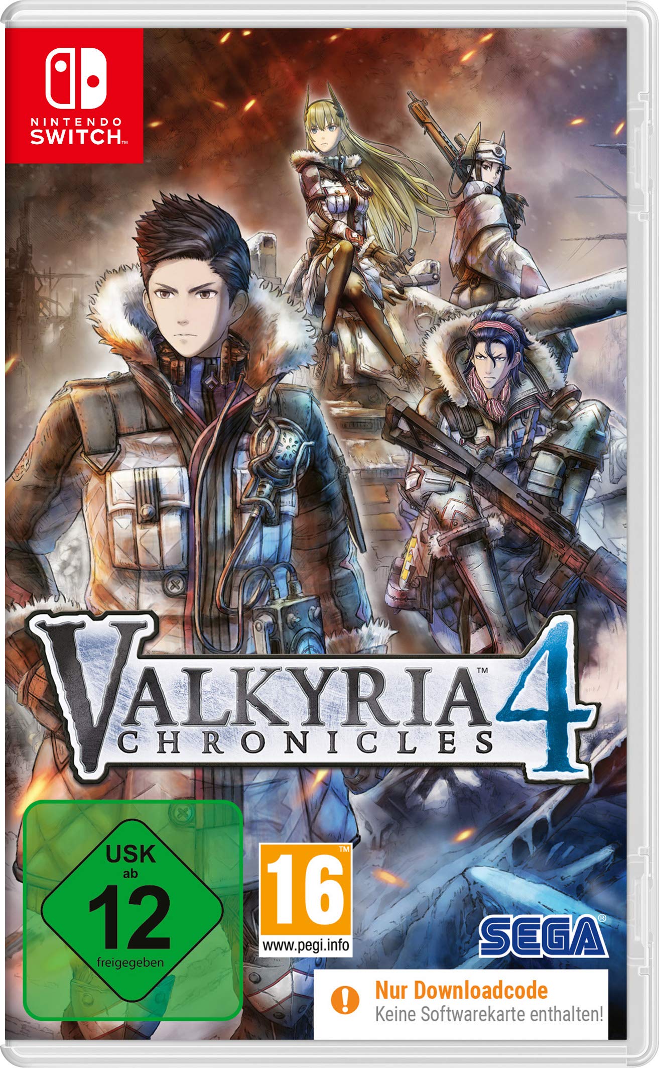 SEGA Code à télécharger - Valkyria Chronicles 4 Standard Nintendo Switch