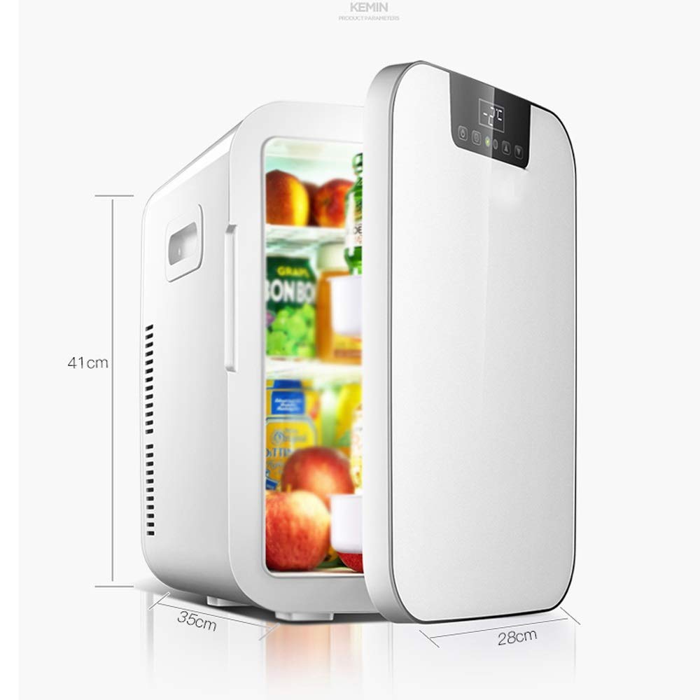 N/A Portable Compact Personal Fridge Cools & Heats Great for Bedroom Office Car Dorm Portable Makeup Skincare Fridge