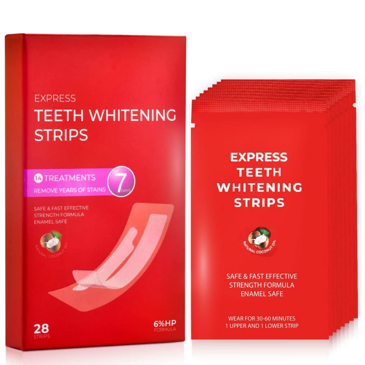 Whitening Strips, Teeth Whitening Strip（28Pcs), Teeth Whitening, Teeth Whitening Strips, Teeth Whitening Kit, blanqueador de dientes,White Strips for Sensitive Teeth