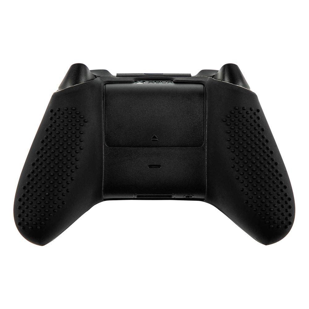 Soft Silicone Protector Cover Skins, Anti-Slip Protective Case for Microsoft Xbox Series S/X Gamepad Controller - 2pcs(Black Red)
