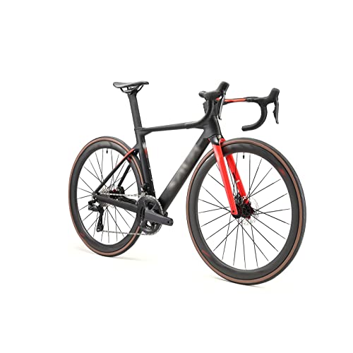Wonzonezxc Bicycle Electric Shift Bike Full Carbon Road Bike 24 Speed High End Racing All in One Belt