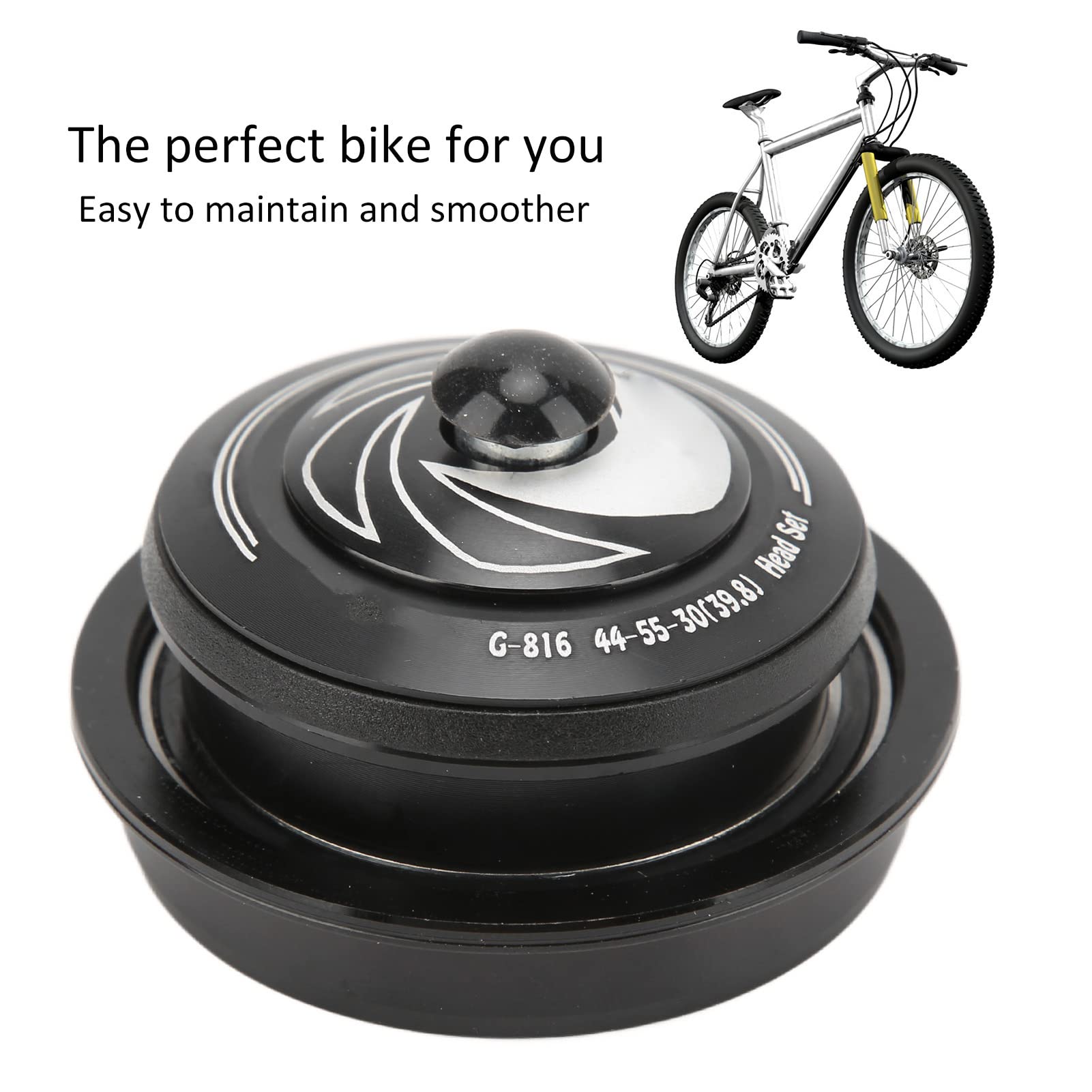 Threadless Headset, Lightweight Bearings Headset Anti Rust Durable for Mountain Bike for Road Bike
