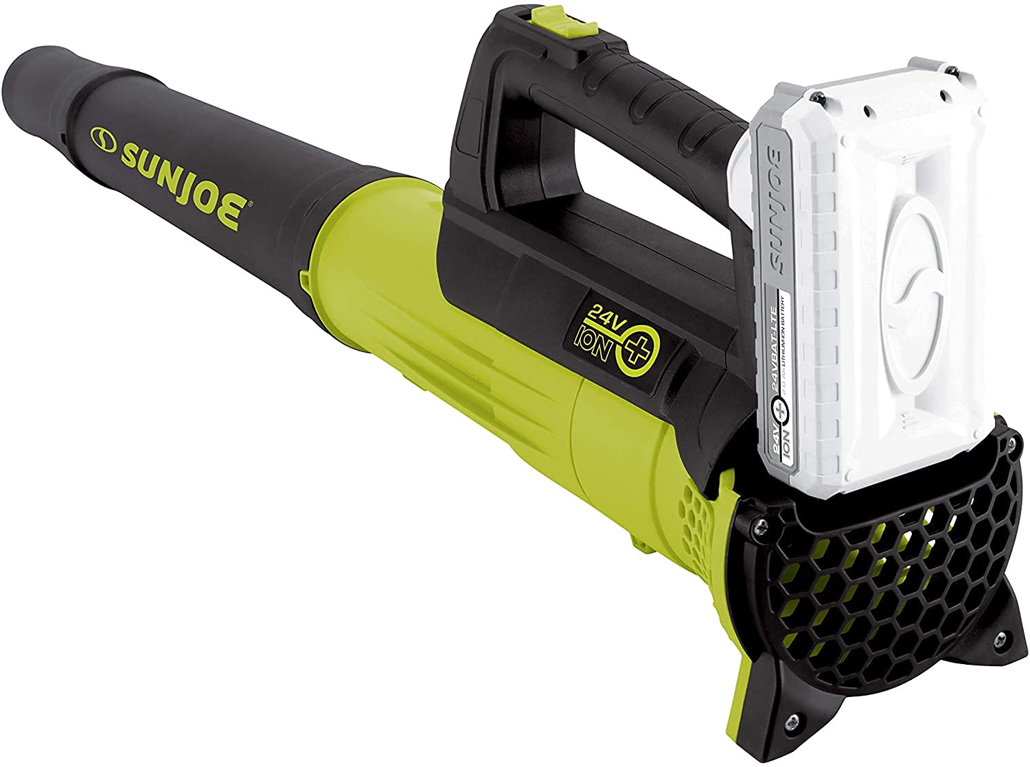 Sun Joe 24V-TB-LTE-RM 24-Volt Cordless Compact Turbine Jet Blower, Kit (w/2.0-Ah Battery + Quick Charger)