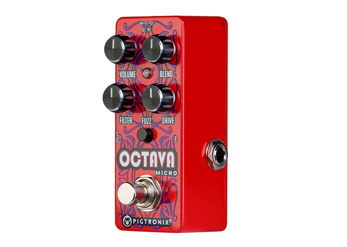 Pigtronix Electric Guitar Single Effect, Red (OCT)