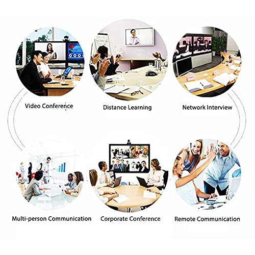 ZSEDP Omni-Directional USB Condenser Microphone Mic for Meeting Business Conference Computer Laptop Voice Studio Speech Microphone