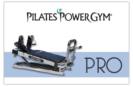Pilates Power Gym 'Pro' 3-Elevation Mini Reformer Exercise System with 3 Pilates Workout DVDs and The Power Flex Cardio Rebounder