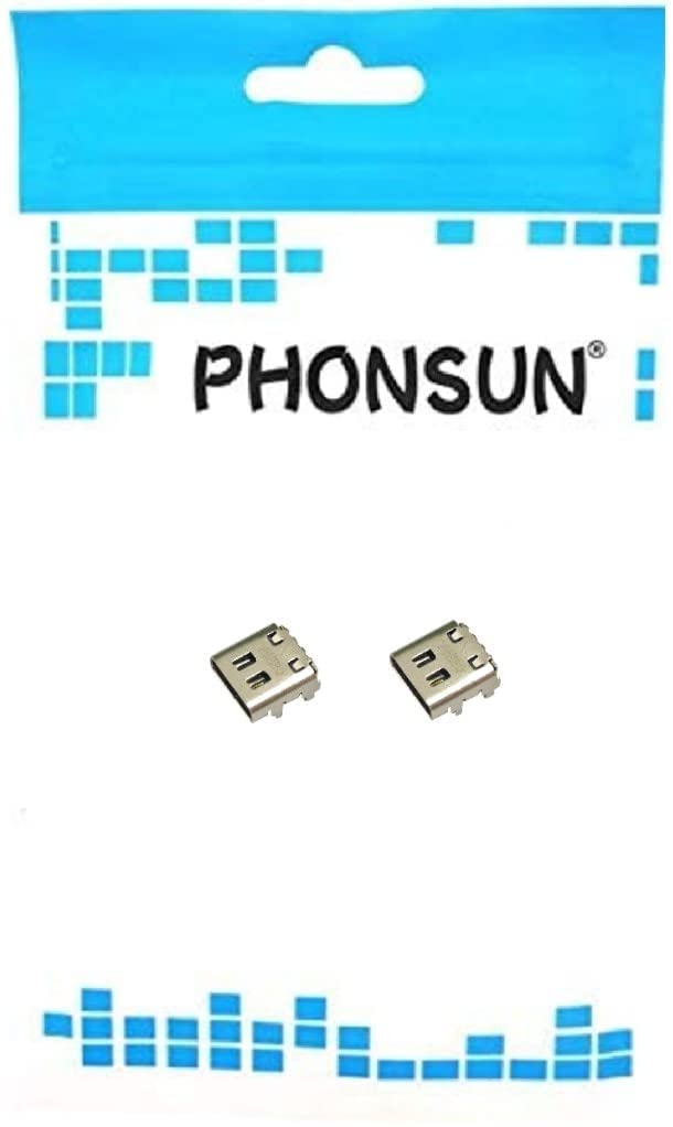 PHONSUN Replacement Type-C USB Charging Port for JBL Charge 4 Bluetooth Speakers (Pack of 2)