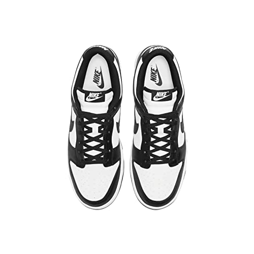 Nike Dunk Low Retro Men's Basketball Shoes, White Black White, 12 US