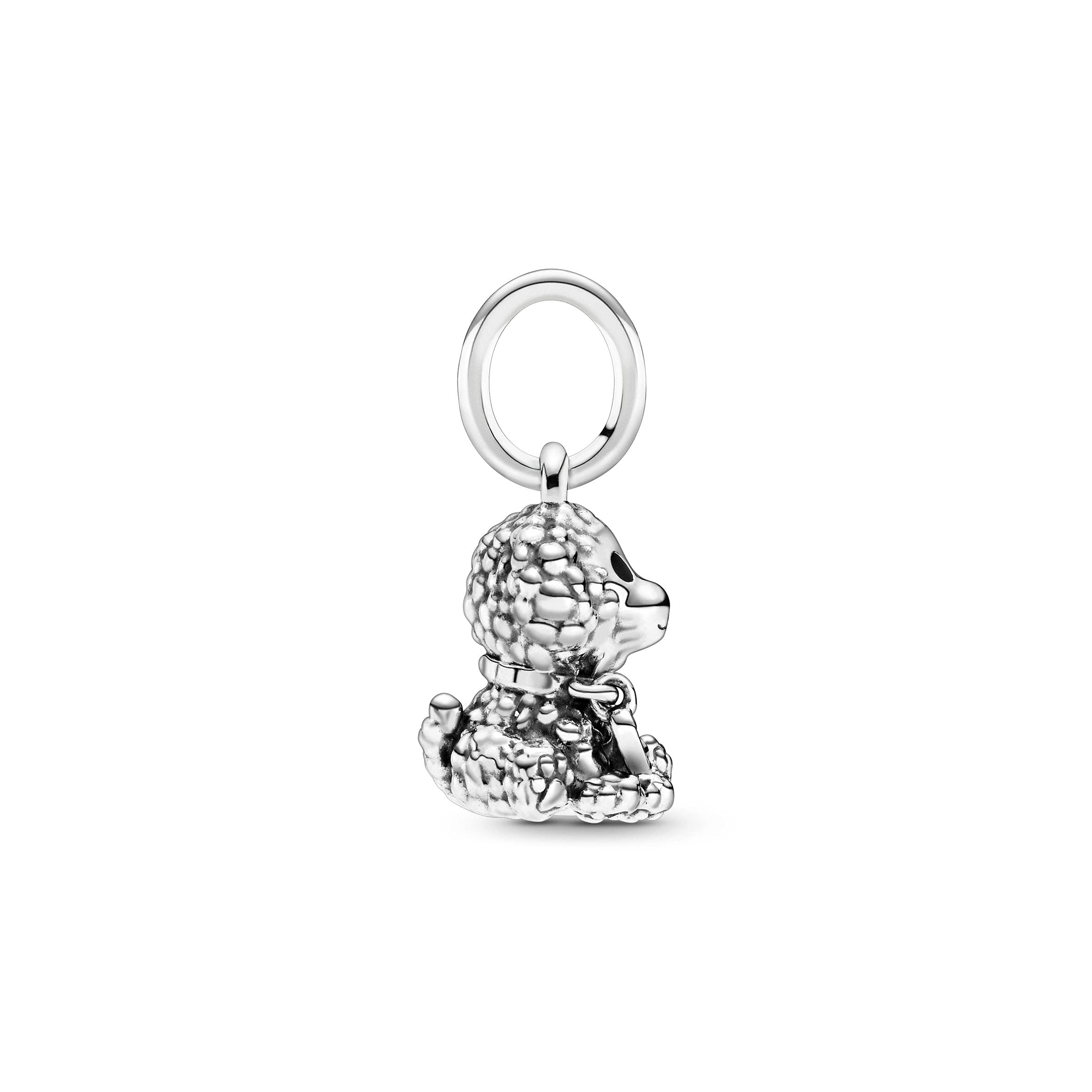 PANDORA Poodle Puppy Dog 925 Sterling Silver Charm - 798871C01