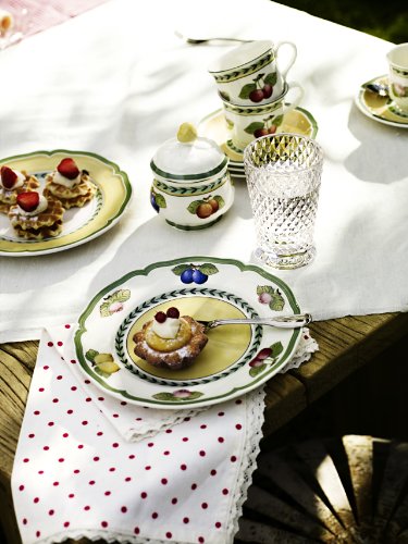 Villeroy & Boch French Garden Fleurence Salad Plate, 21 cm, White/Multicolored