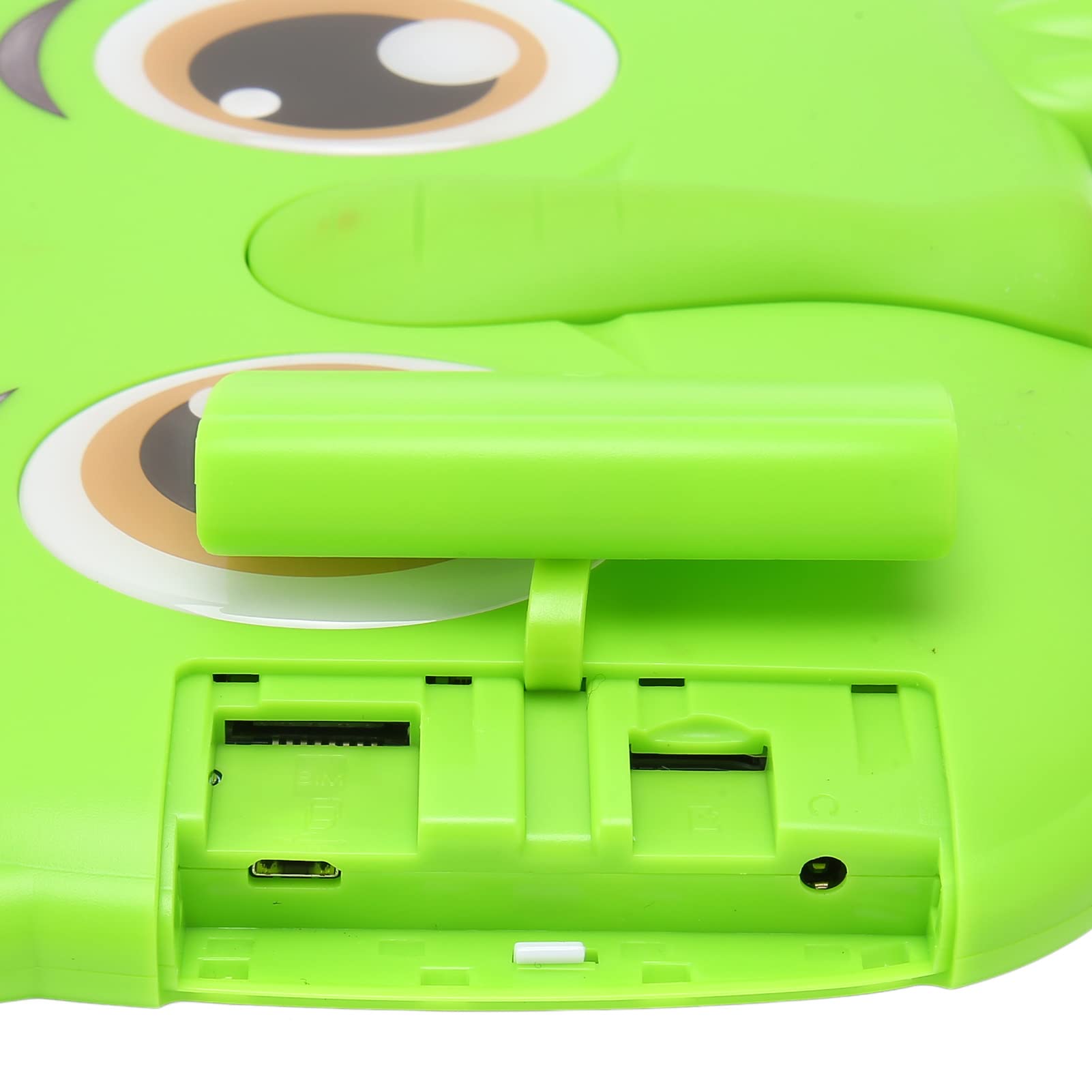 Qinlorgo Tablet PC for Kids, 5500mAh US Plug 100‑240V Support WiFi 7 Inch HD 1080P Kids Tablet for Boys (Green)