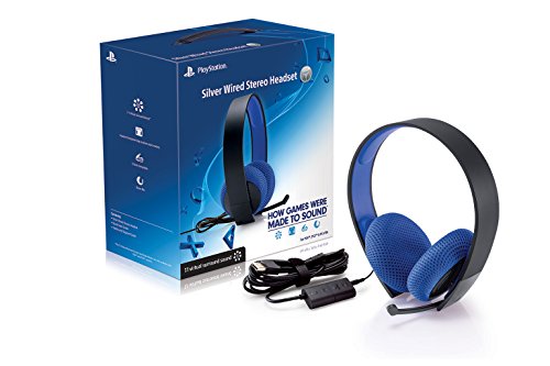 PlayStation Silver Wired Stereo Headset