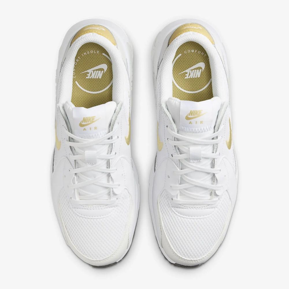 Nike Men's Air Max Excee 115, White/Dark Royal Blue/Lemon Venom/Black, 13 M US