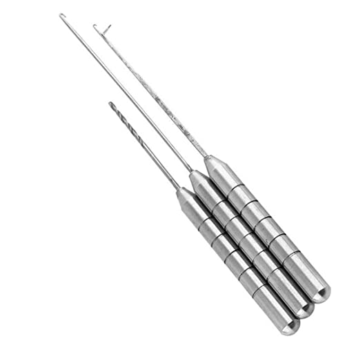 Tuimiyisou Bait Needles Stainless Steel Splicing Baiting Tackle Rig Tool Fishing Accessories 3PCS Fishing Accessories-Other Tool Accessories