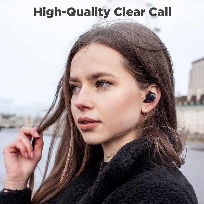 Wireless Earbuds, 36H Playtime Bluetooth Earbuds. Bluetooth 5.0 with Power Mic- Portable Charging Case- Voice Assist- Touch Control- Waterproof. Earbuds Wireless for Effortless Setup Customizable Fit