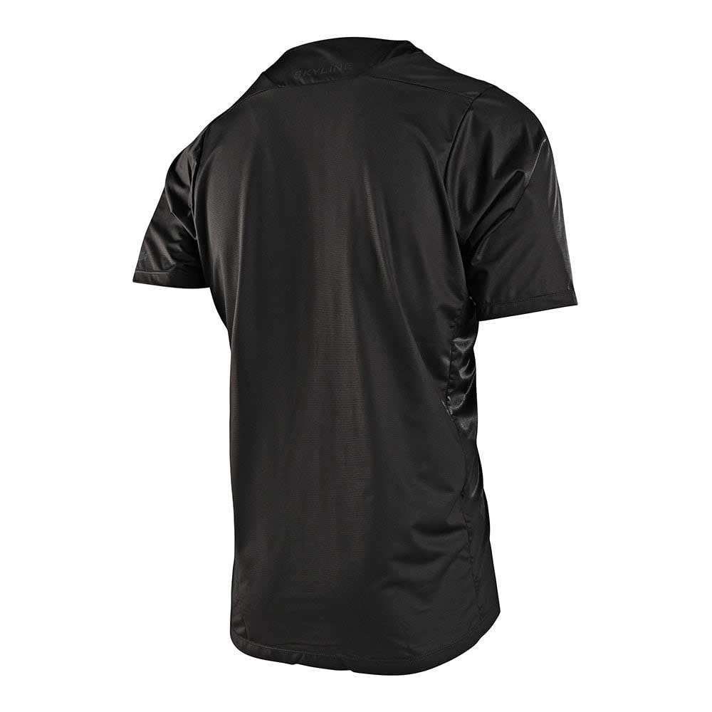 Troy Lee Designs Cycling MTB Bicycle Mountain Bike Jersey Shirt for Men, Skyline SS (Jet Fuel Carbon, L)