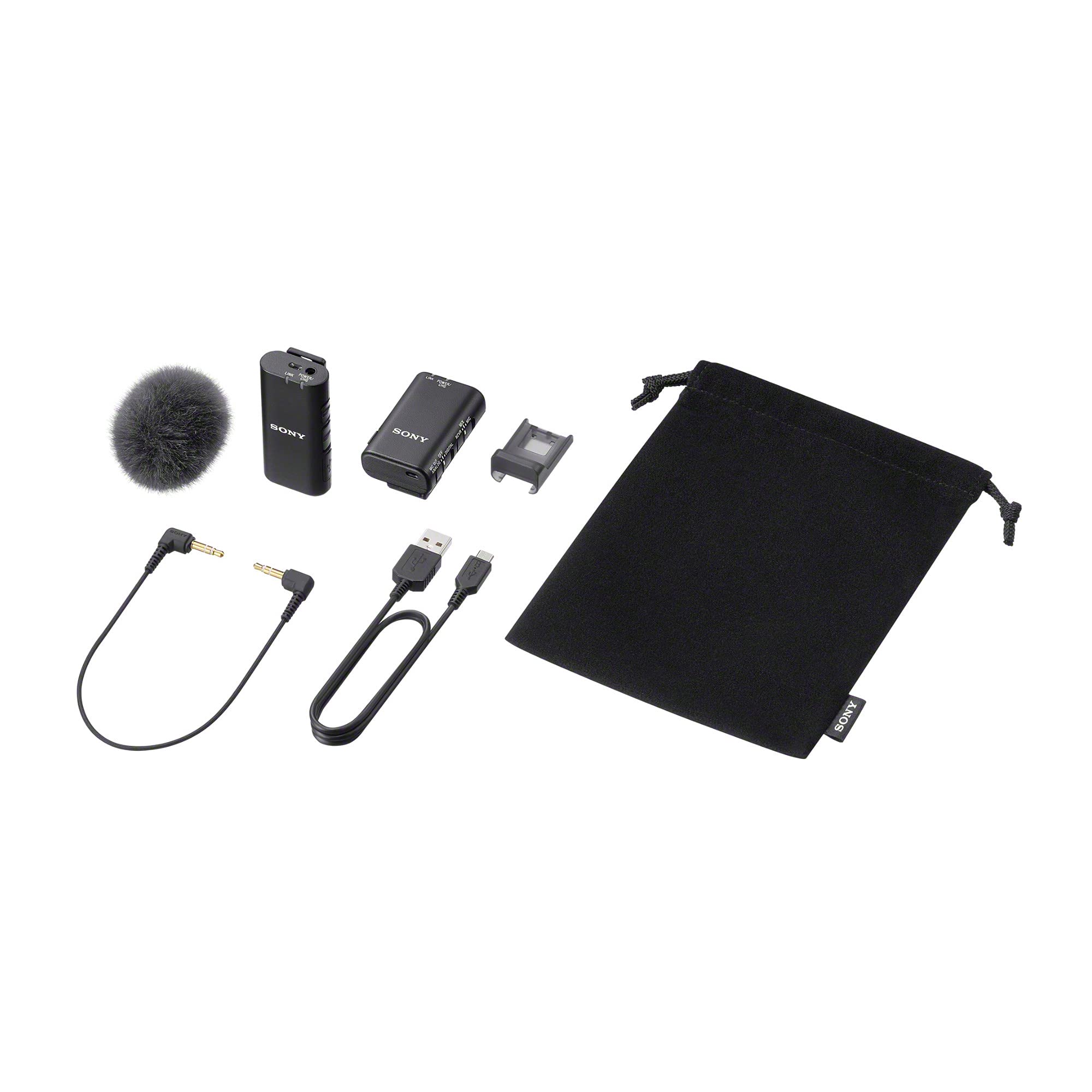 Sony Digital Bluetooth Wireless Microphone ECMW2BT (Black), Small