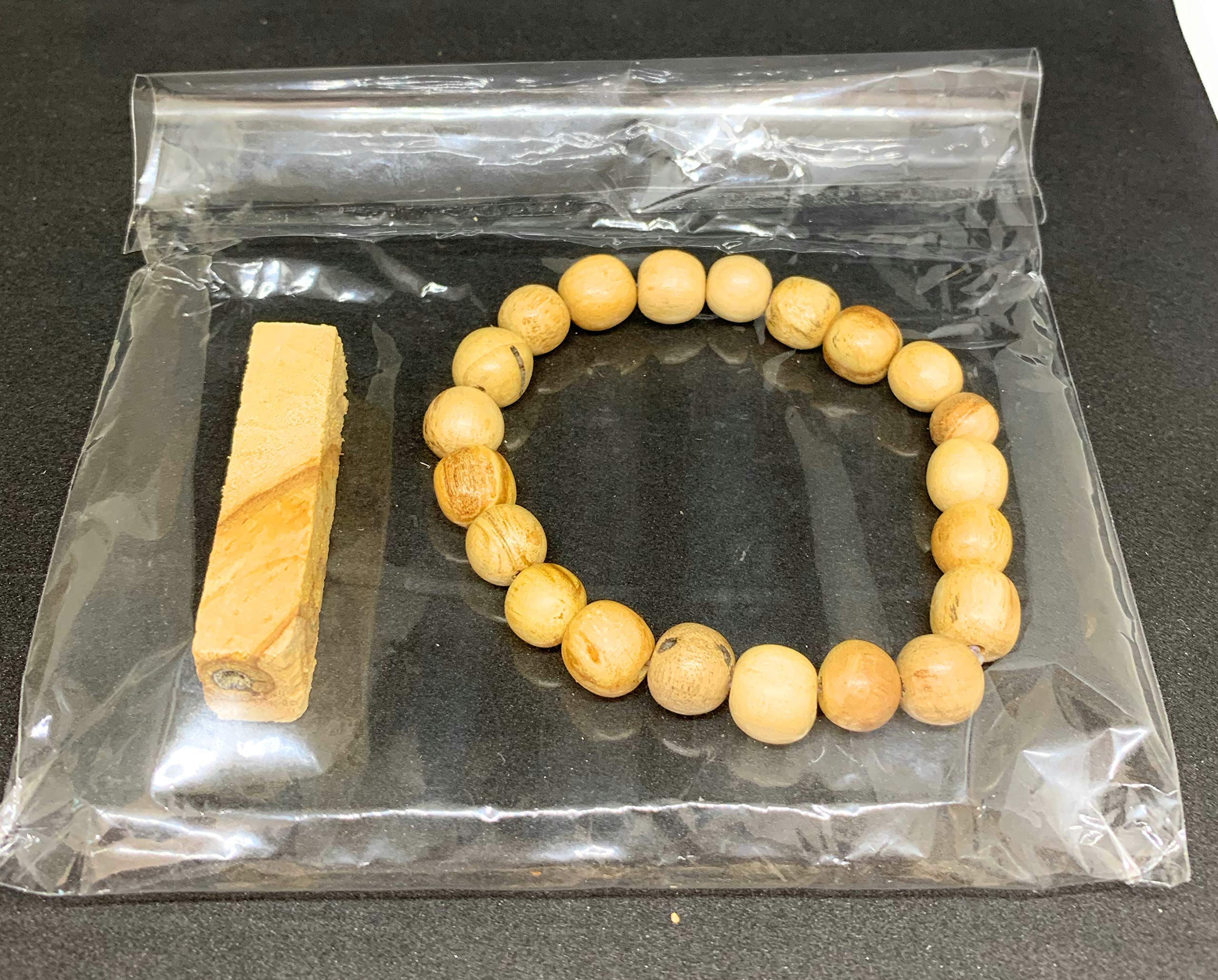 palo santo wood Bracelet hand-crafted made holy wood meditation relaxation