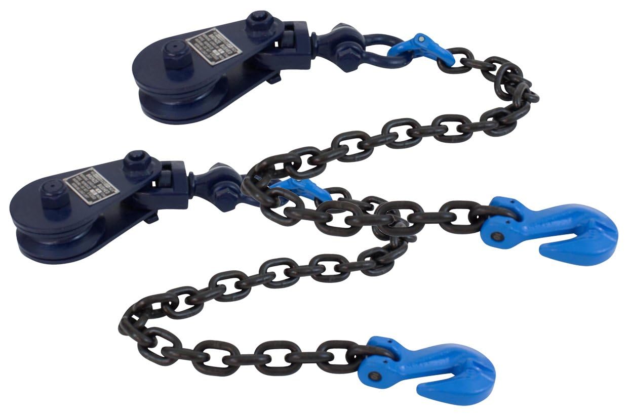 Mytee Products 4 Ton 4.5" Snatch Block w/Swivel Shackle and 30" Chain (3/8 G100) Flatbed Tow Truck Rollback Wrecker Car Carrier Cable