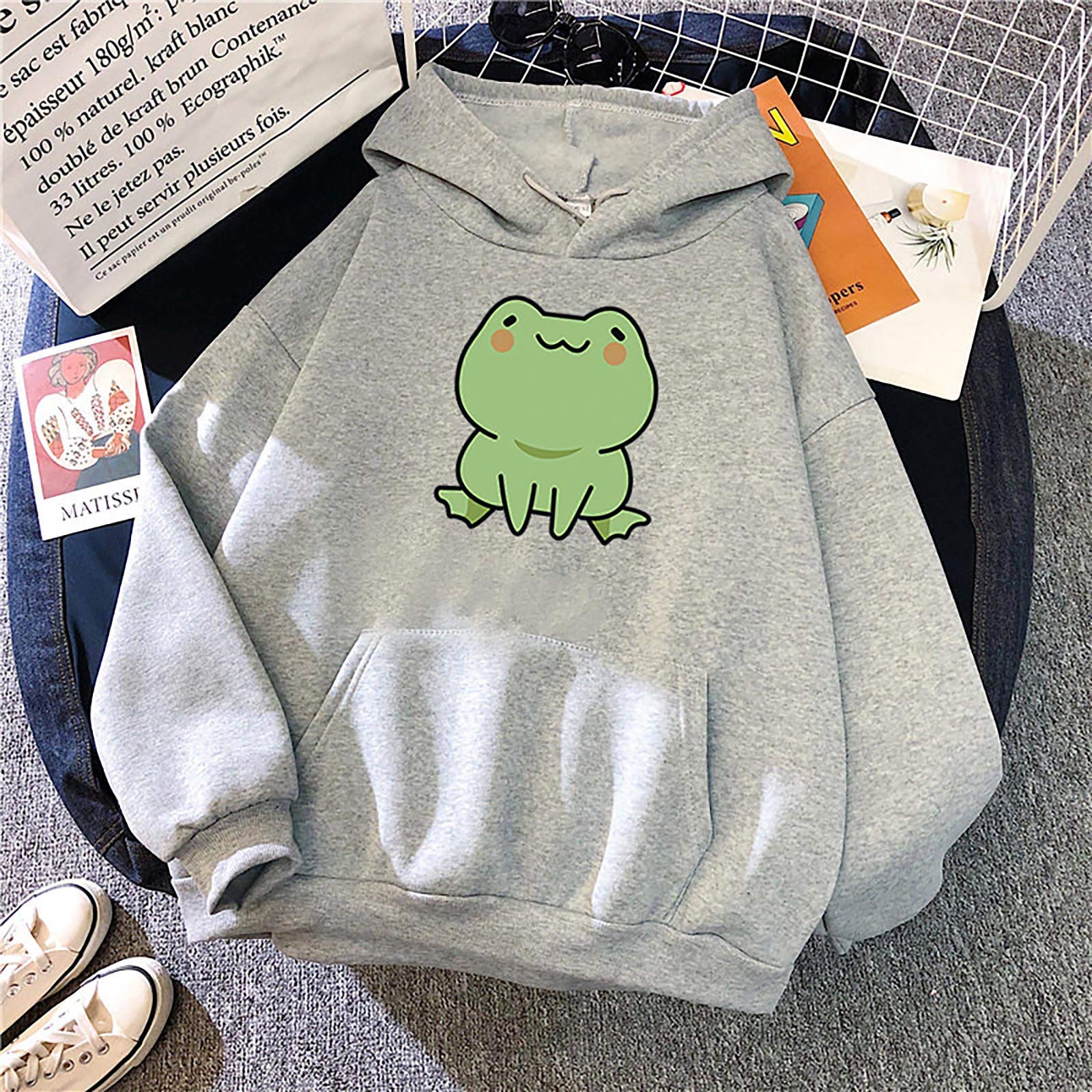 Women Long Sleeve Shirt Solid Color Basic Hoodies Running Pullovers Tops Lightweight Warm Sport Hoodies Outdoor Hoodies Grey